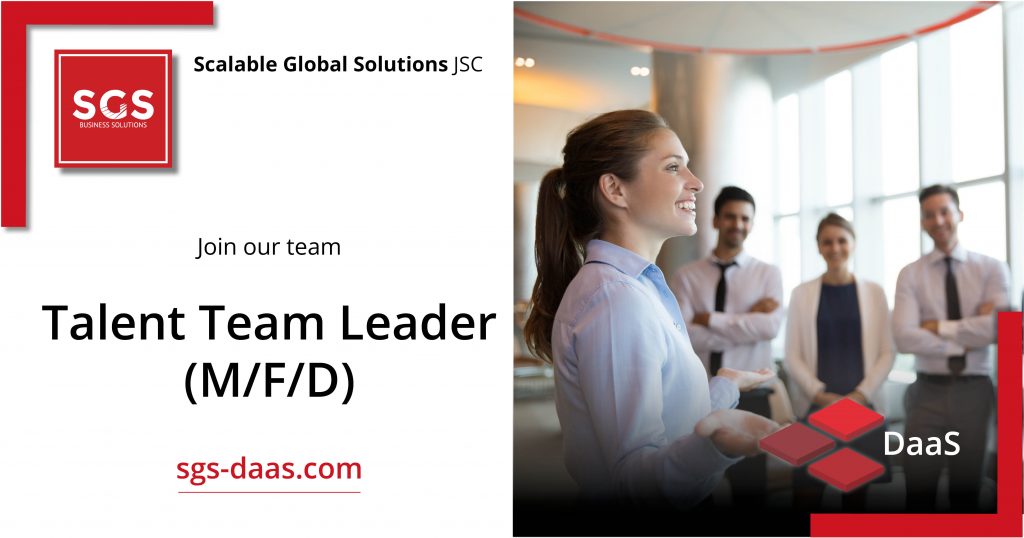 Talent Team Leader (M/F/D) - SGS JSC