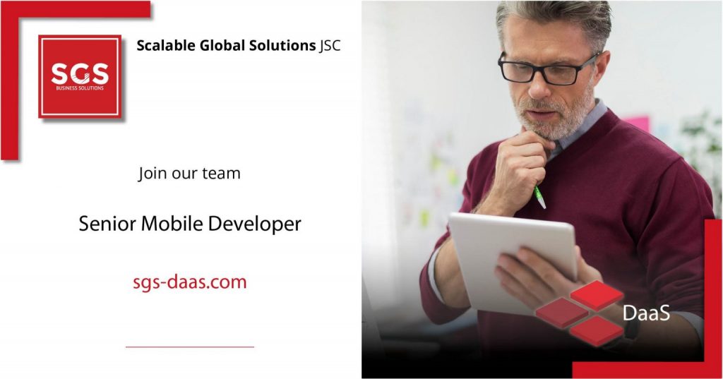 Senior Mobile Developer - SGS JSC